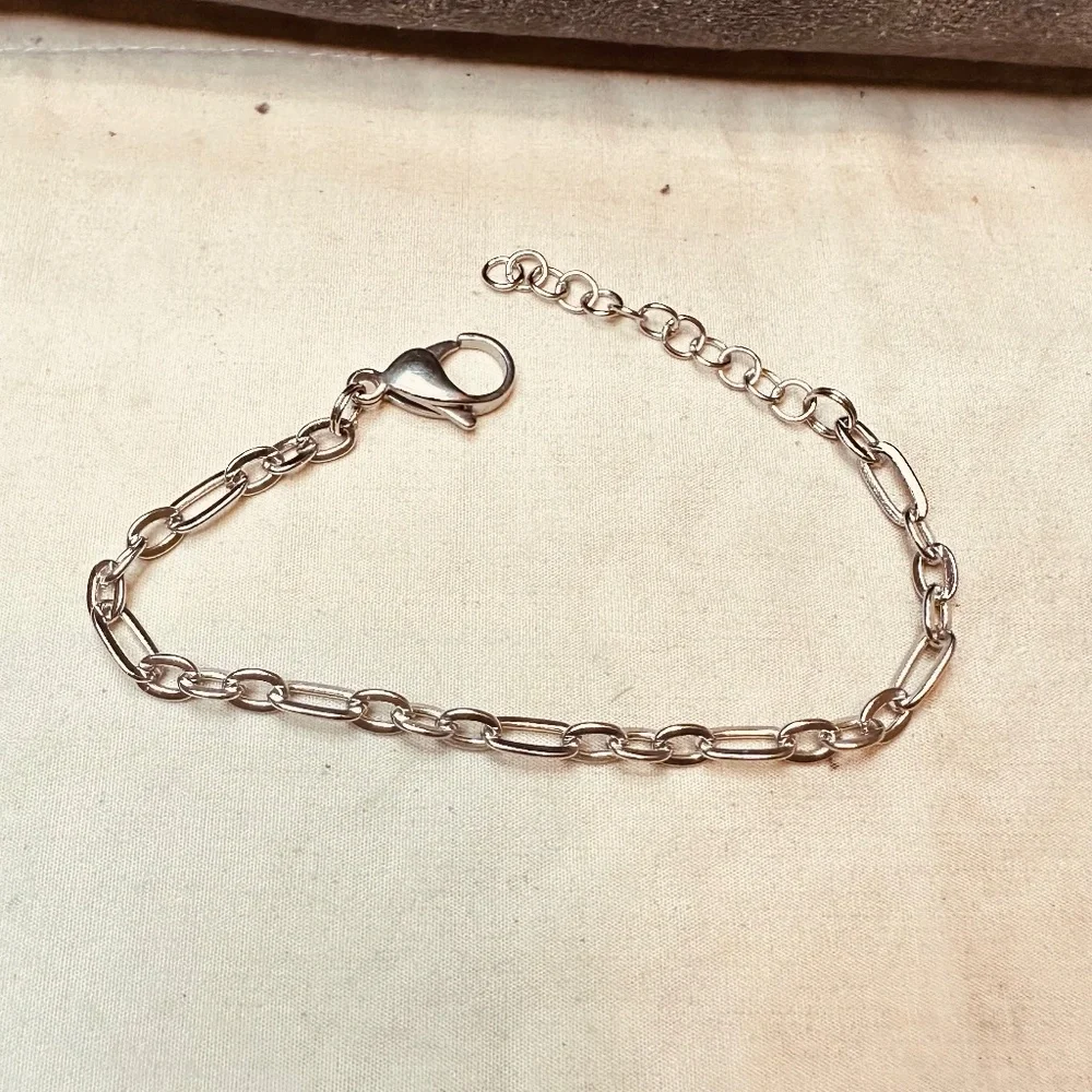 Hand Crafted | Jewelry | Handcrafted Stainless Steel Long Short Link ...